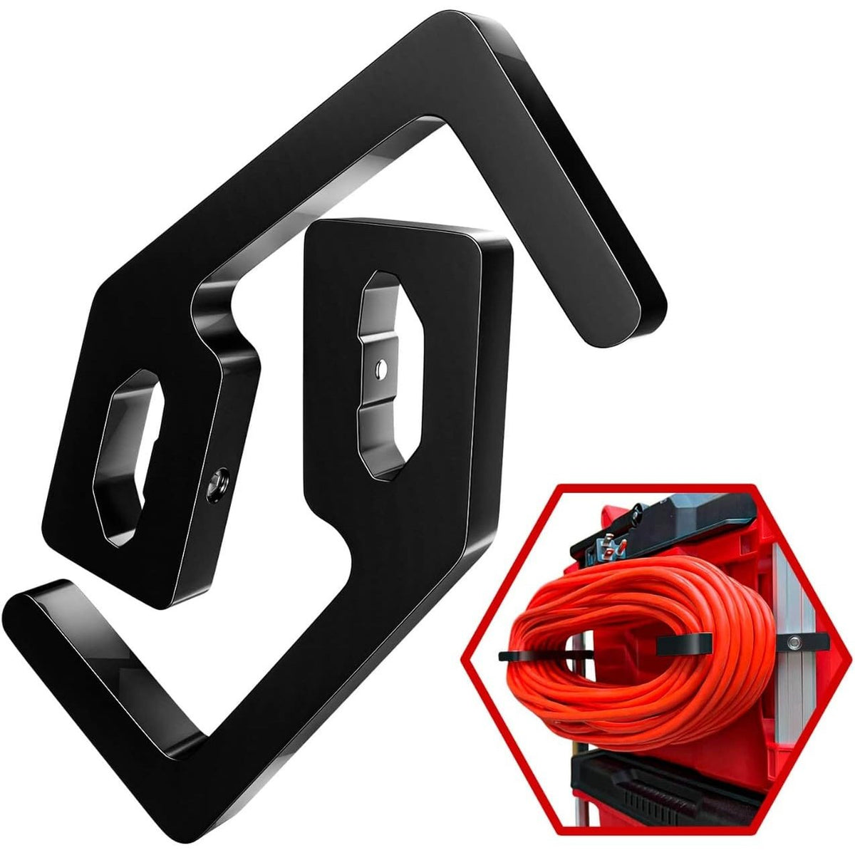 Alpha Engineered Extension Cord Holder Organizer Compatible with Milwa ...