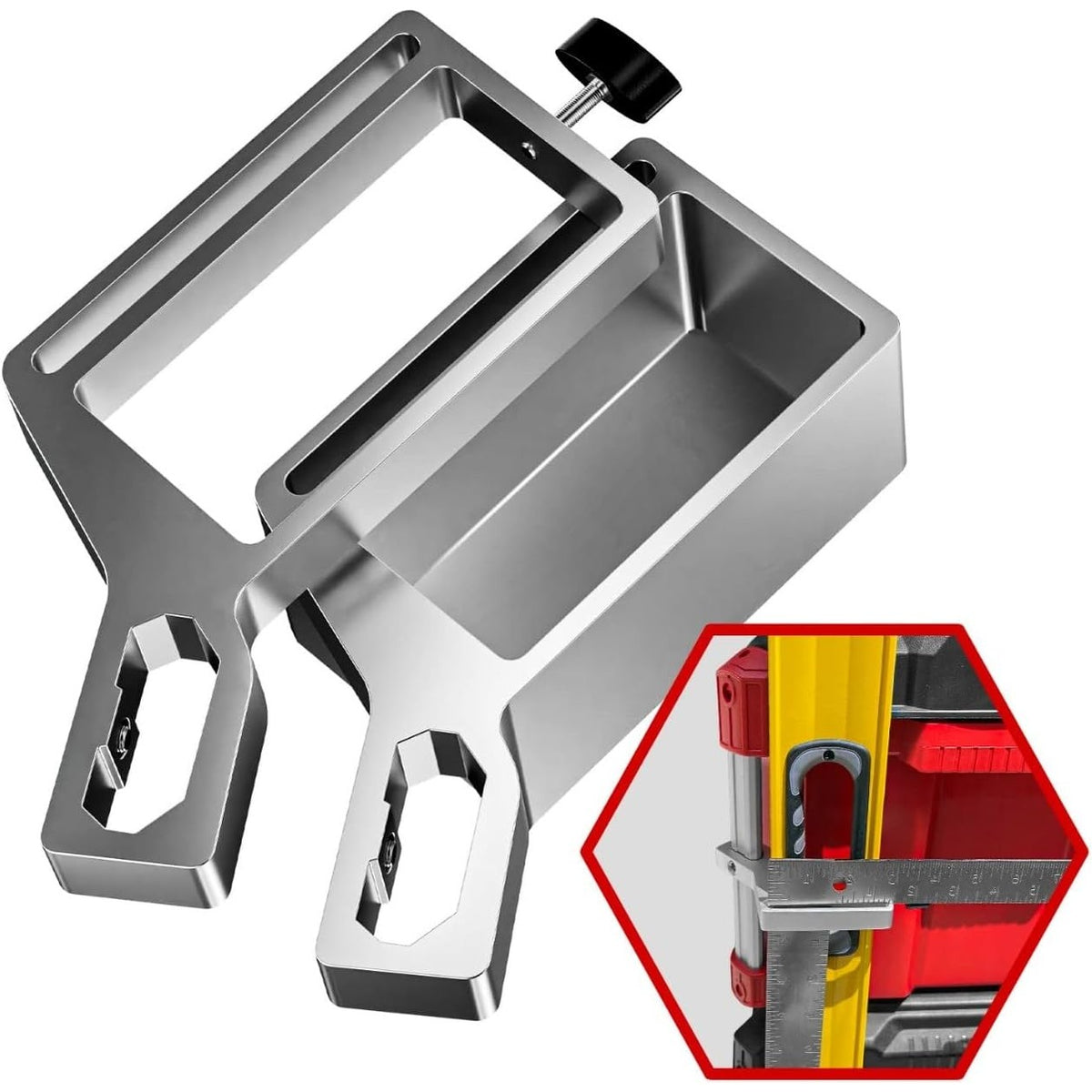 Alpha Engineered Level Mount Holder Compatible with Milwaukee Packout ...