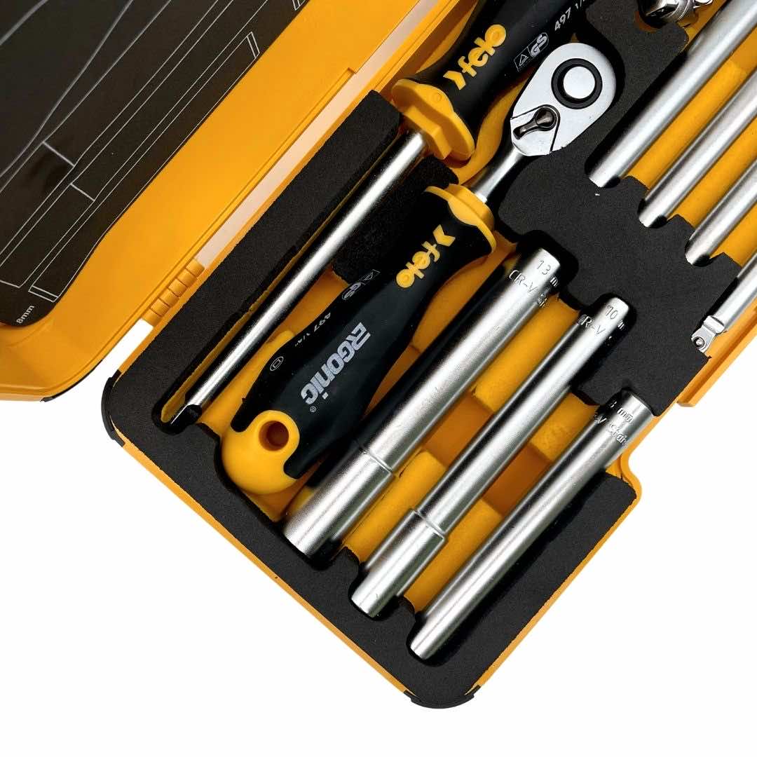 Felo 05781006 R-GO M-Tec Nut Drivers, Ergonic Ratchet - 10 piece Box ...