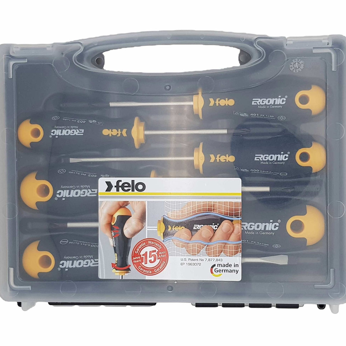 Felo 40010636 Ergonic Screwdriver Set 6 pcs in Case – KCI Tools