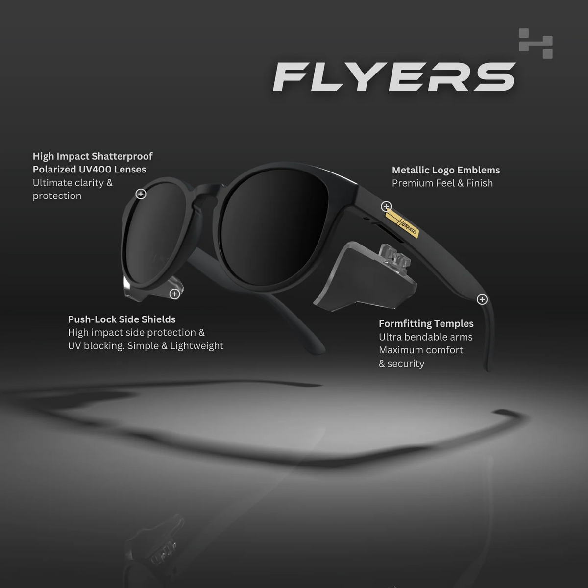 Hyspecs Flyers Polarized Safety Glasses – ANSI Z87.1 Certified – KCI Tools