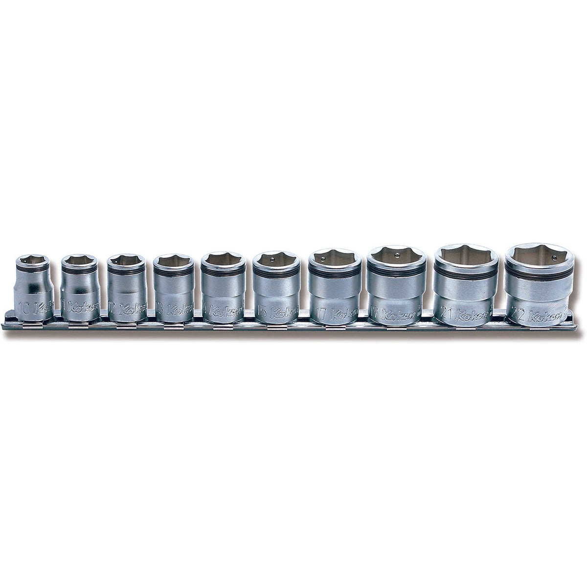 Koken RS3450M/10 - 3/8" Sq Drive Socket set, 250mm Length - 10 pieces ...