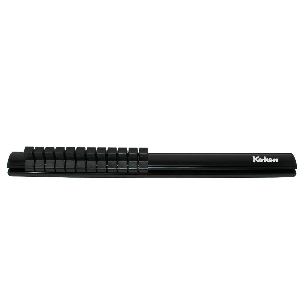 Koken RSAL300-3/8x12 - Magnetic Aluminum Rail 3/8 Plastic Clip x 12 pi ...