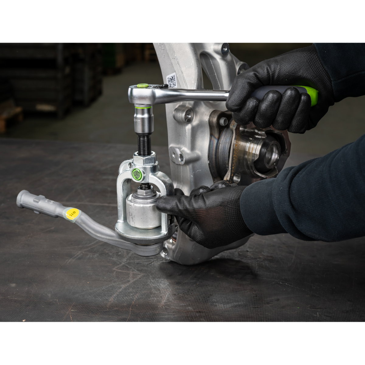 Kukko 128-1 | Bell-shaped ball joint puller, with Ø 18 mm jaw opening ...