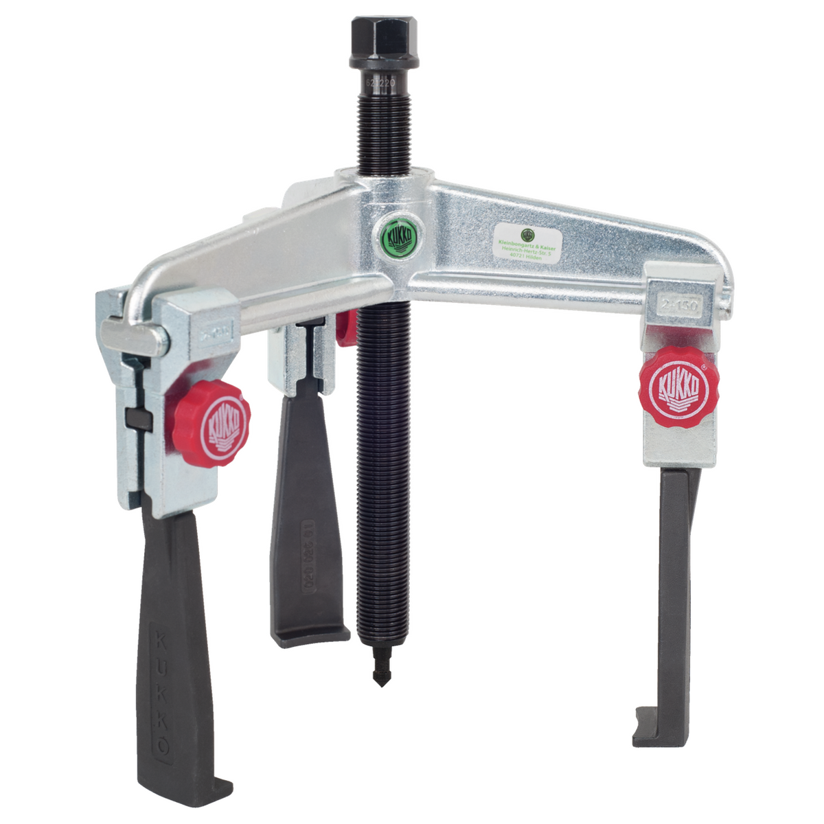 Kukko 30-20+S - 3-arm universal puller 200 x 150 mm with narrow, quick ...