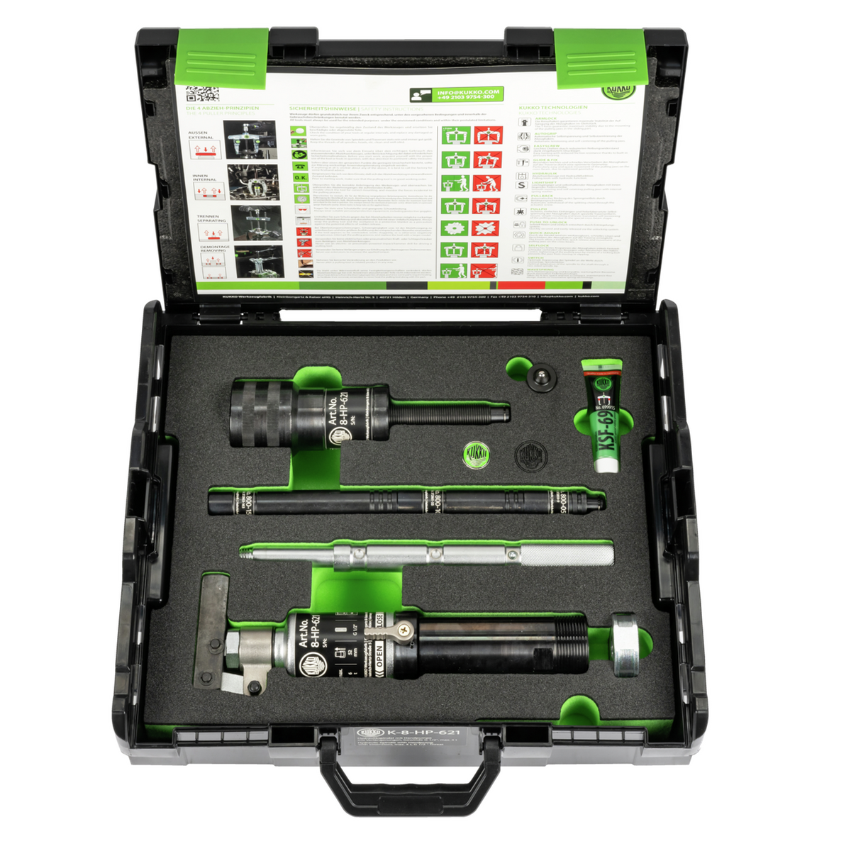 Kukko K-8-HP-623 - Hydraulic spindle with hand lever operation in the ...