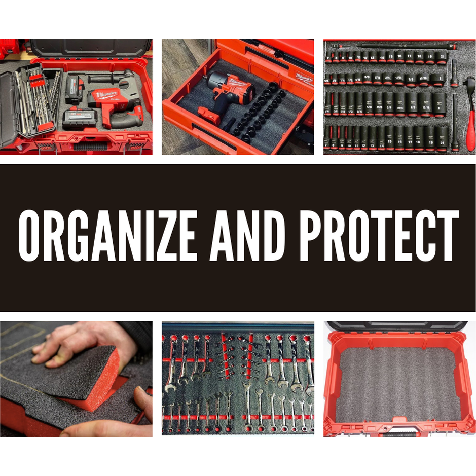 Milwaukee PACKOUT Tool Case Kaizen Insert | Packout Foam Insert – KCI Tools
