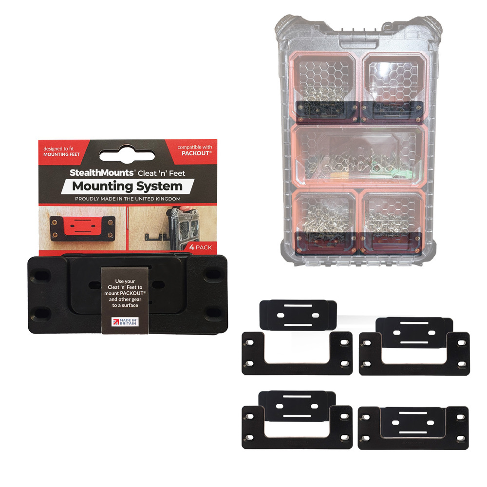 StealthMounts Milwaukee Packout Feet and Cleat - Packout Modifications ...