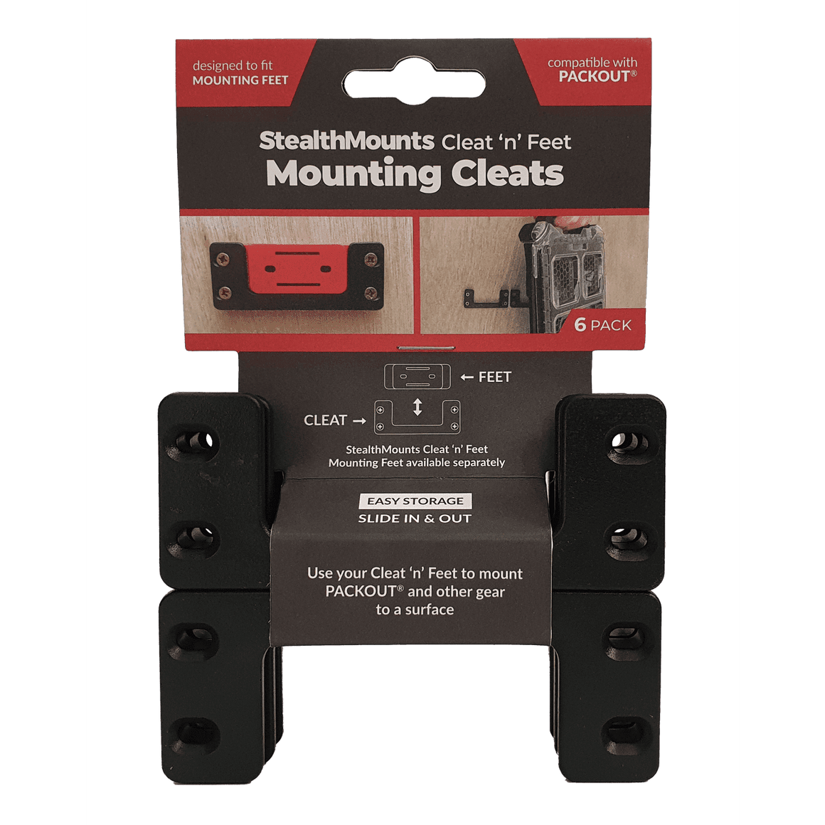 StealthMounts Milwaukee Packout Feet and Cleat - Packout Modifications ...
